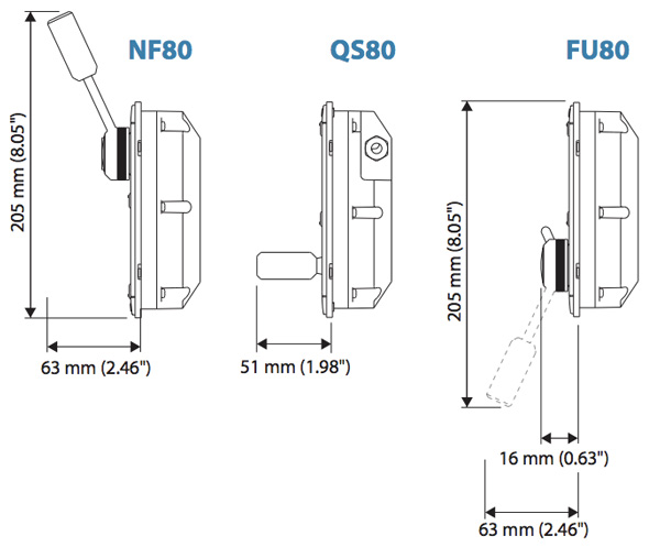 Simrad FU80 Follow UP remote unit with display - 000-10183-001 - Hudson ...